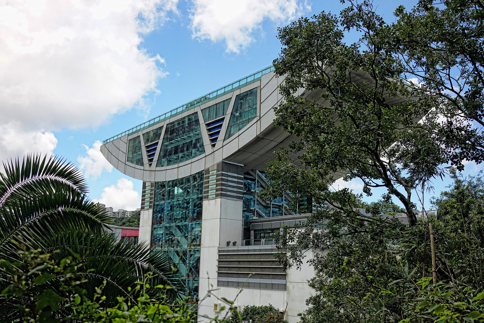 The Peak Tower Building as seen from Lugard Road » Hong Kong audio ...