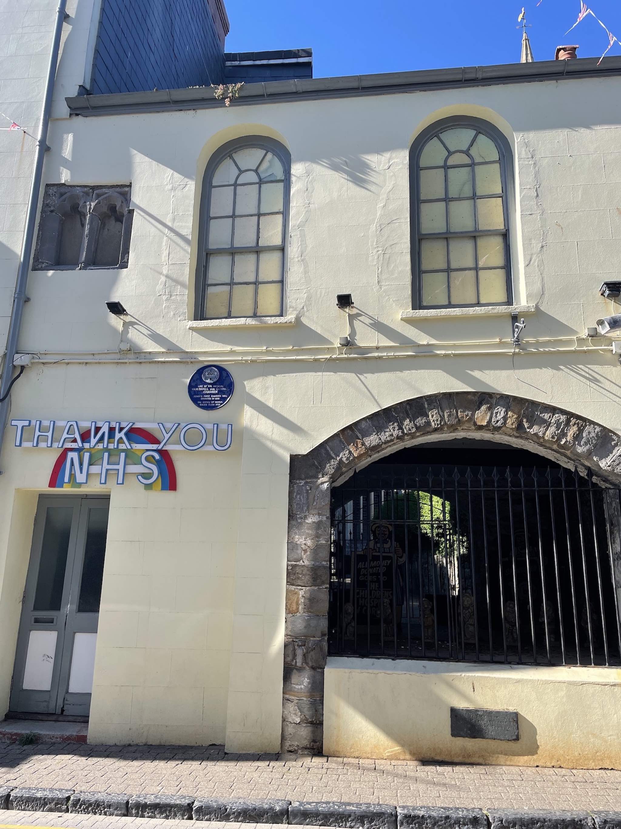 Original Entrance to church yard and location of the town Jail » Tenby ...