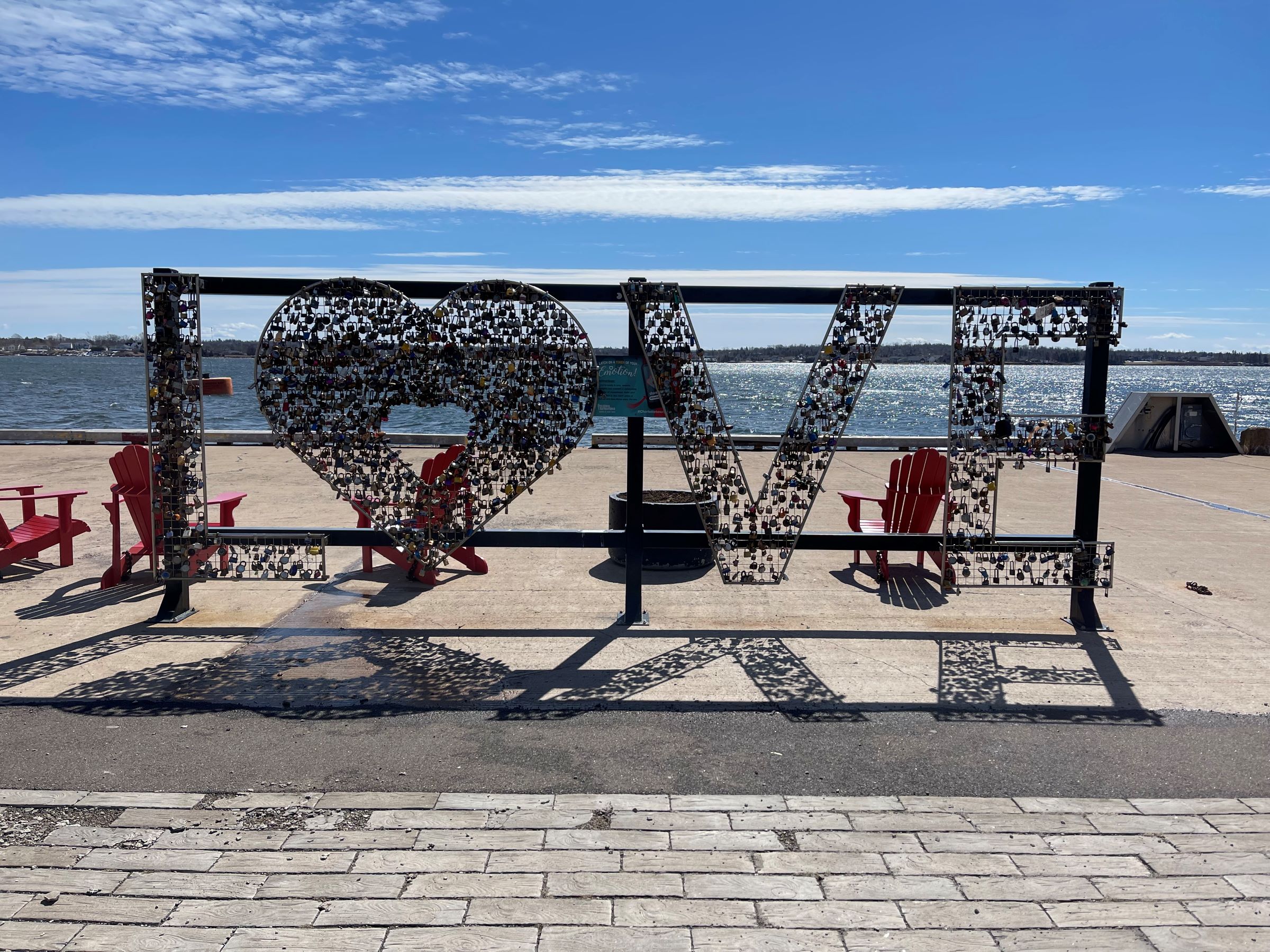 Love Lock Sculpture » Charlottetown, Prince Edward Island self-guided ...